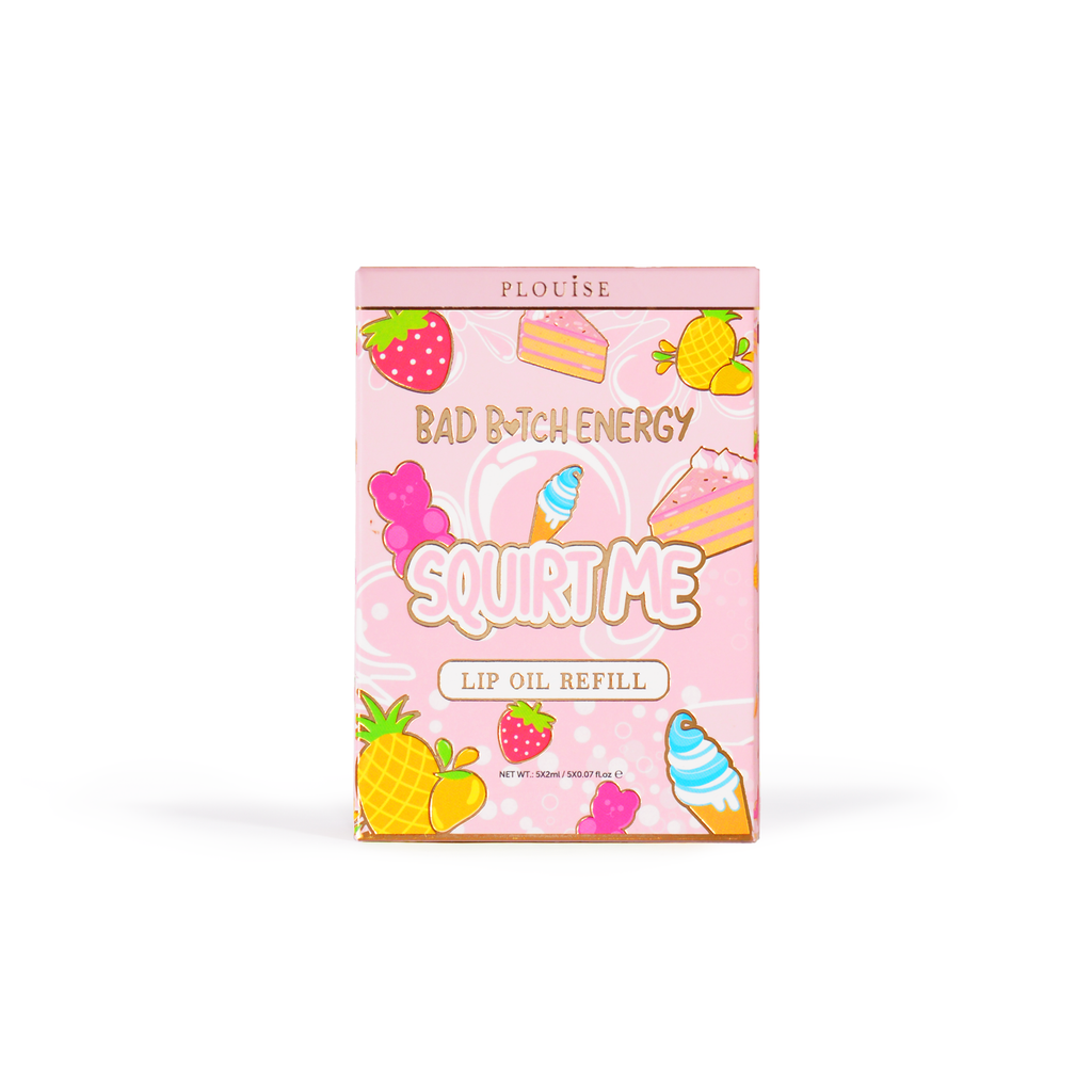 Squirt Me Lip Oil Refill Sachet Packs 2ml P Louise Cosmetics