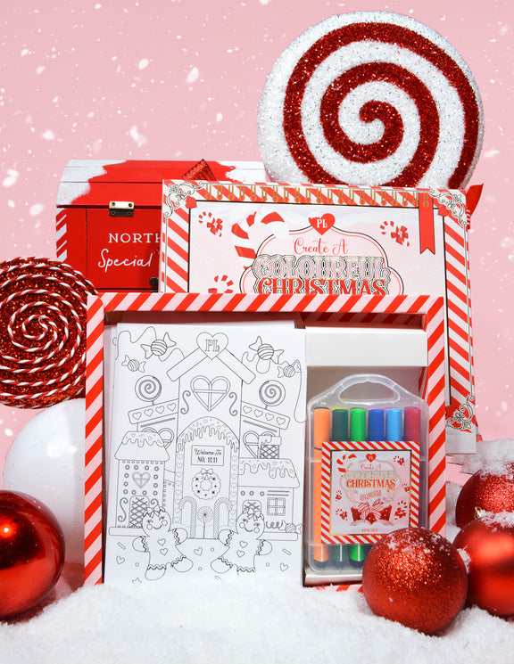 P.Louise Create A Colourful Christmas Colouring Book – P. Louise Cosmetics