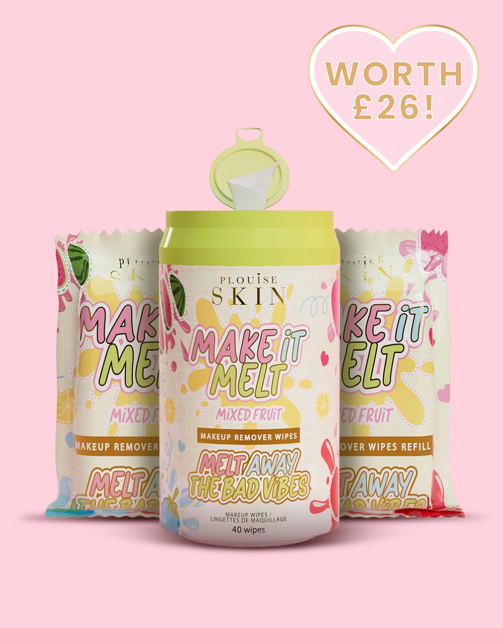 Make It Melt Makeup Remover Wipes Bundle | P.Louise – P. Louise Cosmetics