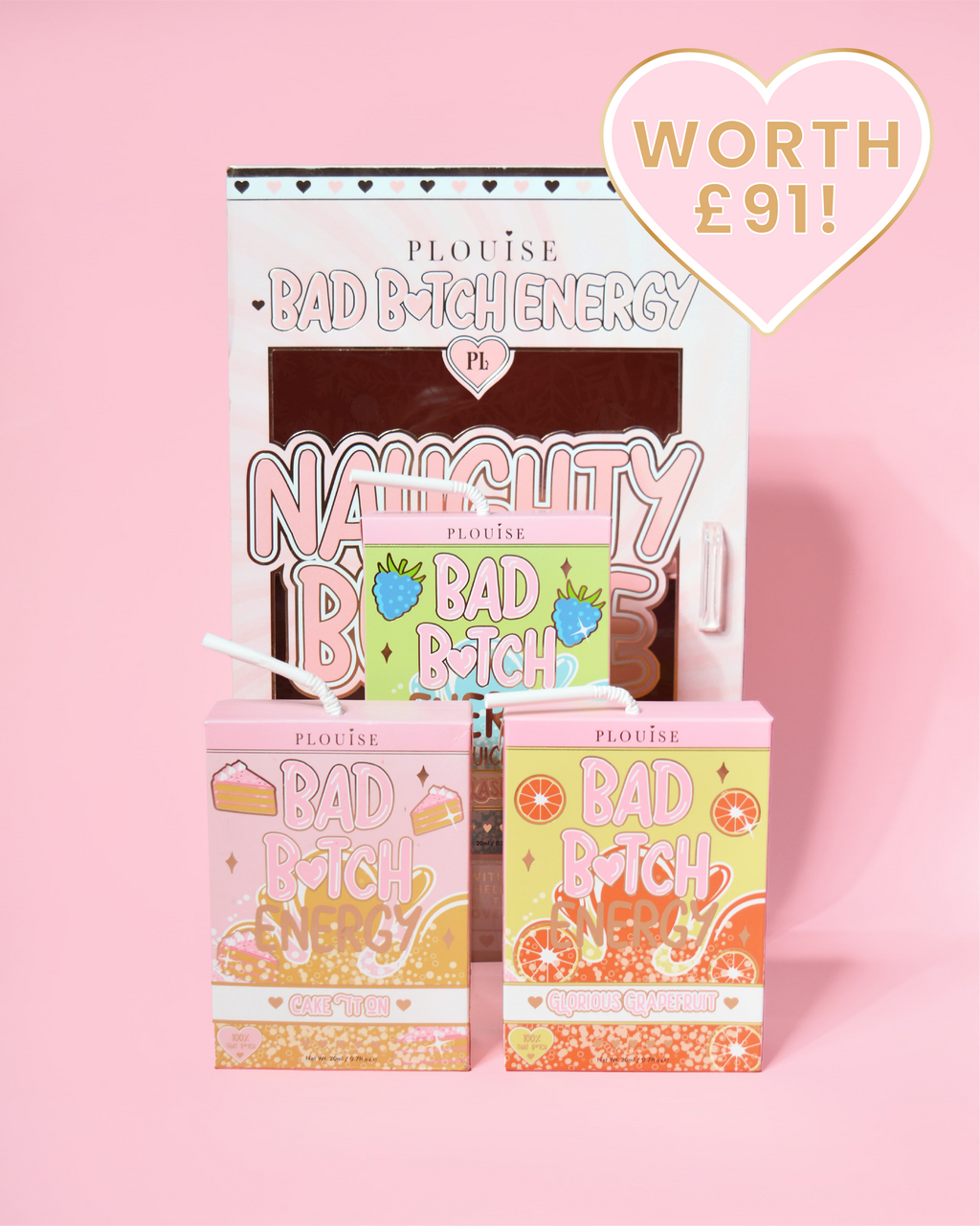 P.Louise Naughty But Ice Bad Bitch Energy Trio – P. Louise Cosmetics
