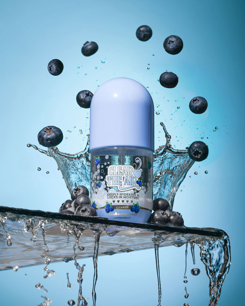 Clear The Air Blueberry Gel Cleanser | P. Louise Cosmetics